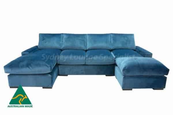 U Shape Theatre Lounge Suites, Corner Modular Double Chaise Lounge